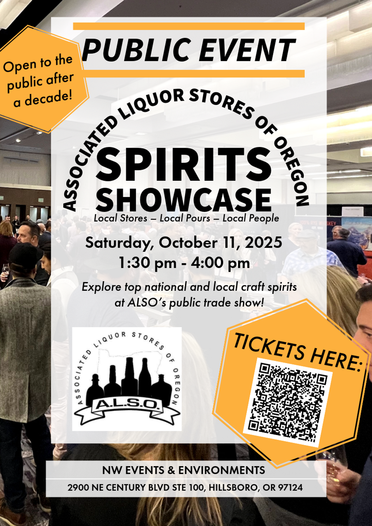 ALSO Spirits Showcase at NW Events & Environments in Hillsboro, Oregon ...