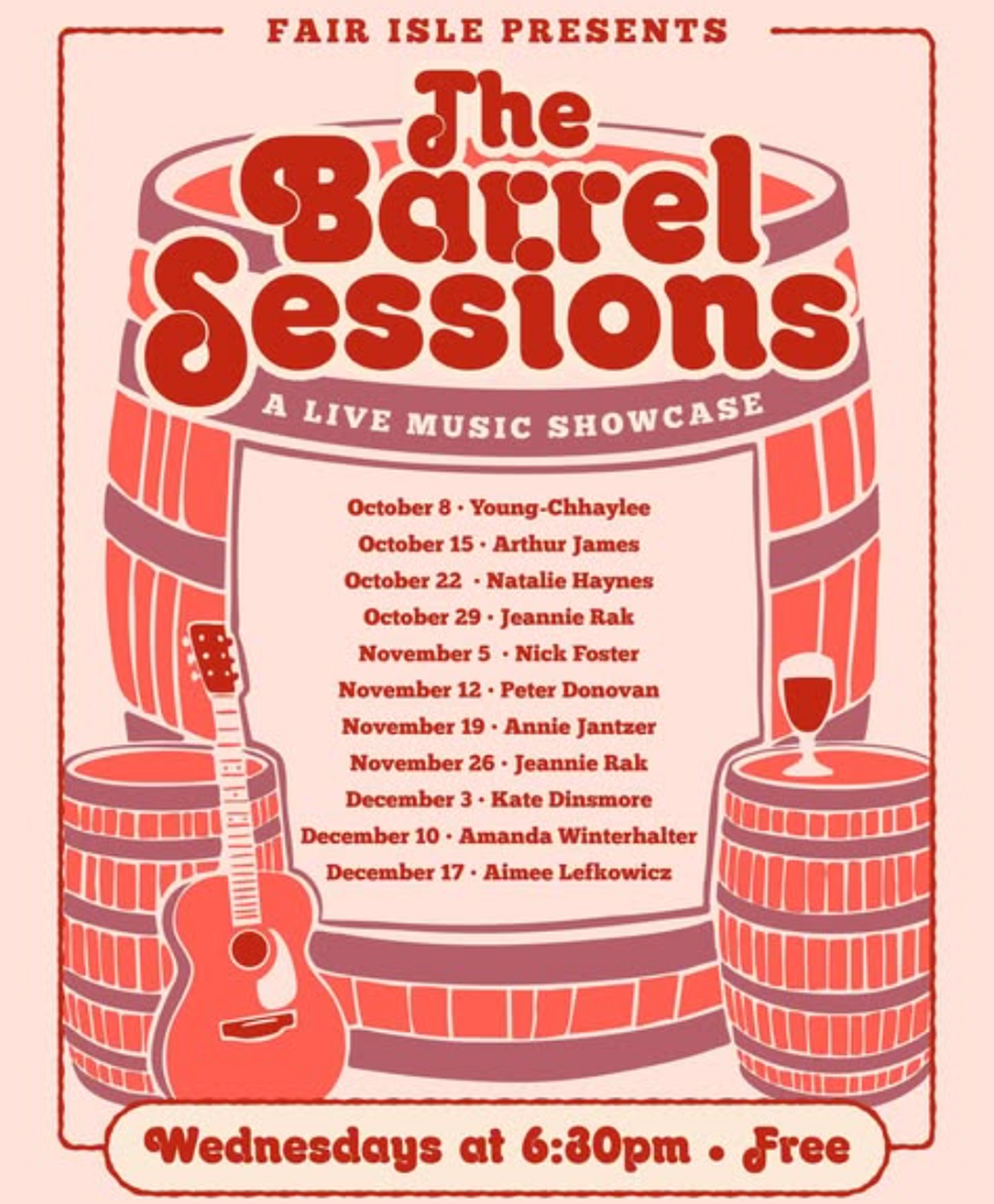 Fair Isle Presents: The Barrel Sessions at Fair Isle Brewing in Seattle ...
