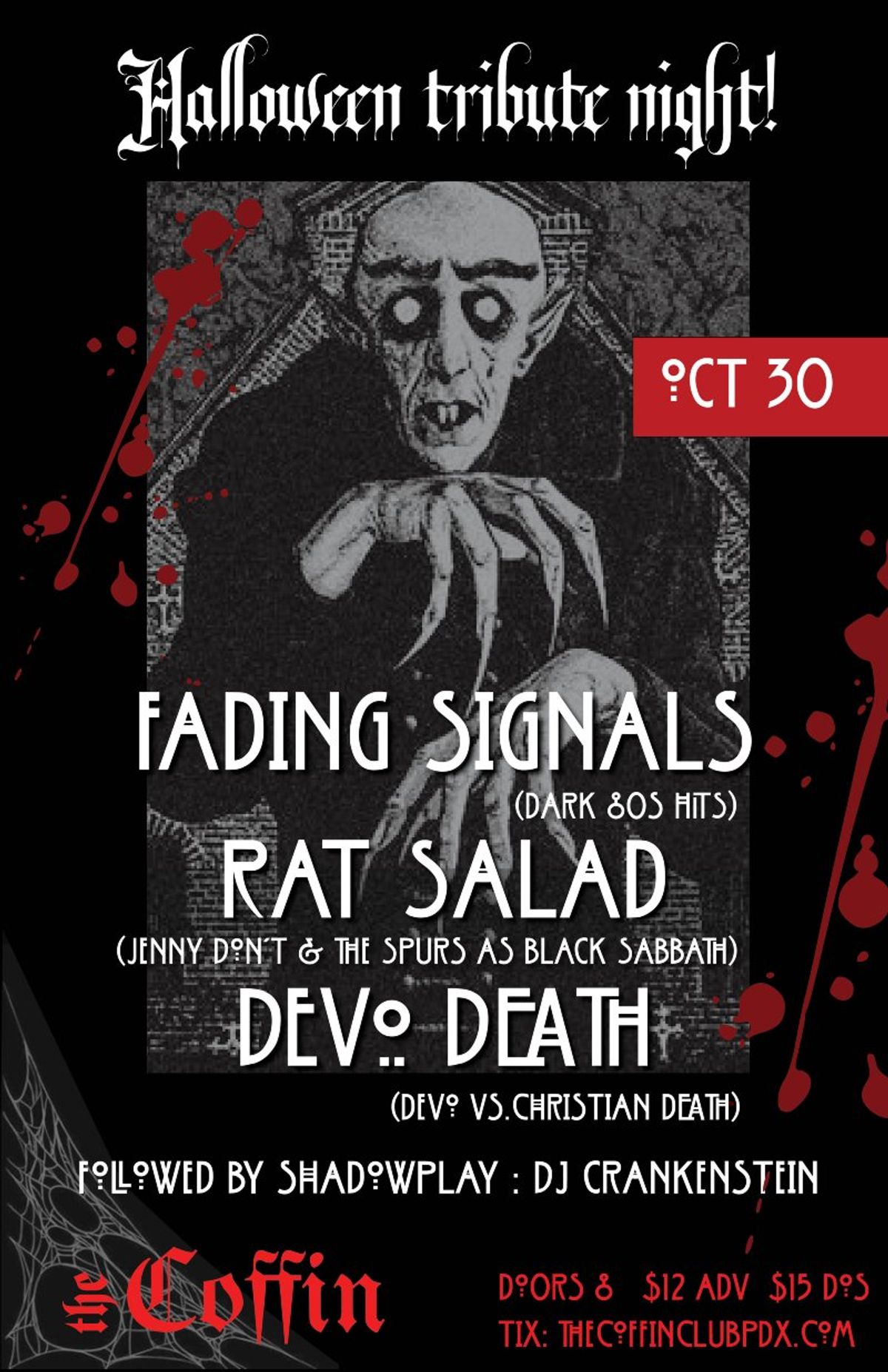 Halloween Tribute Night at The Coffin! at The Coffin in Portland, OR ...