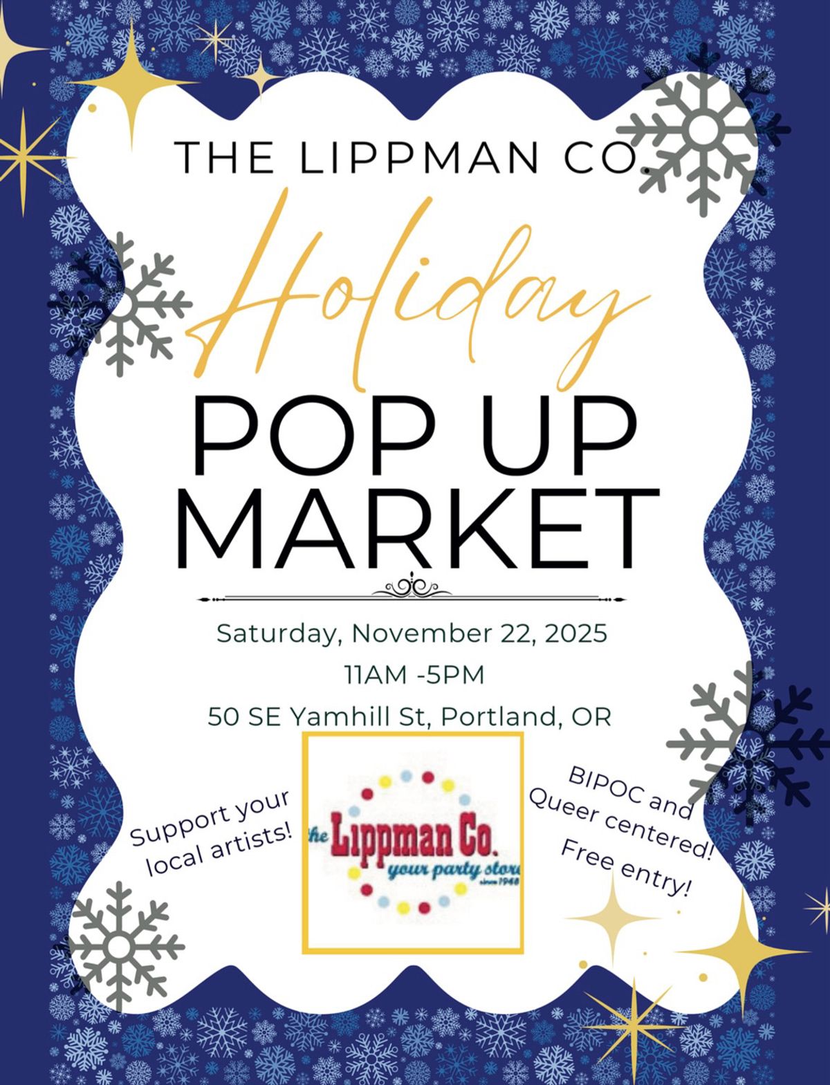 Lippman Co. Holiday Pop Up Market at Lippman Company in Portland, OR ...