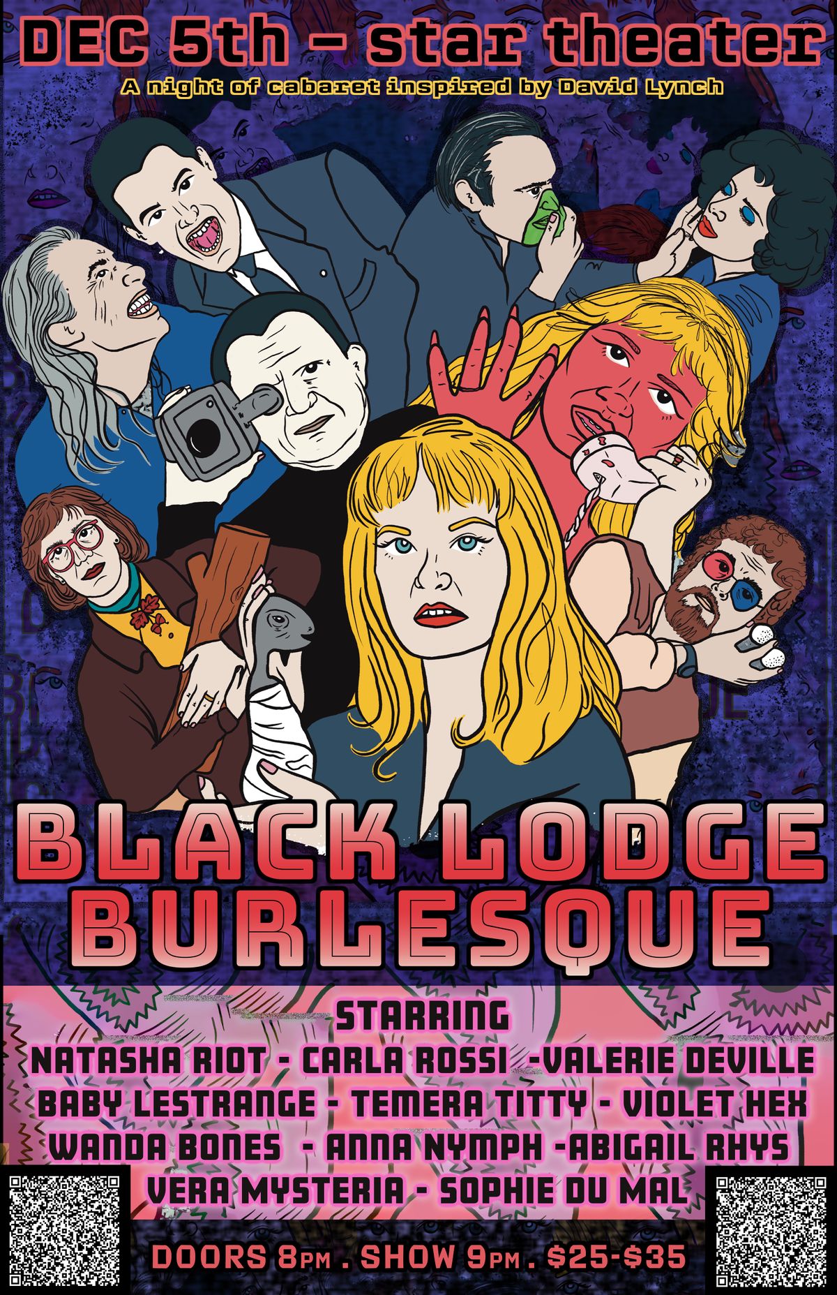 Black Lodge Burlesque 15-Year Anniversary at Five Star Theatre in ...