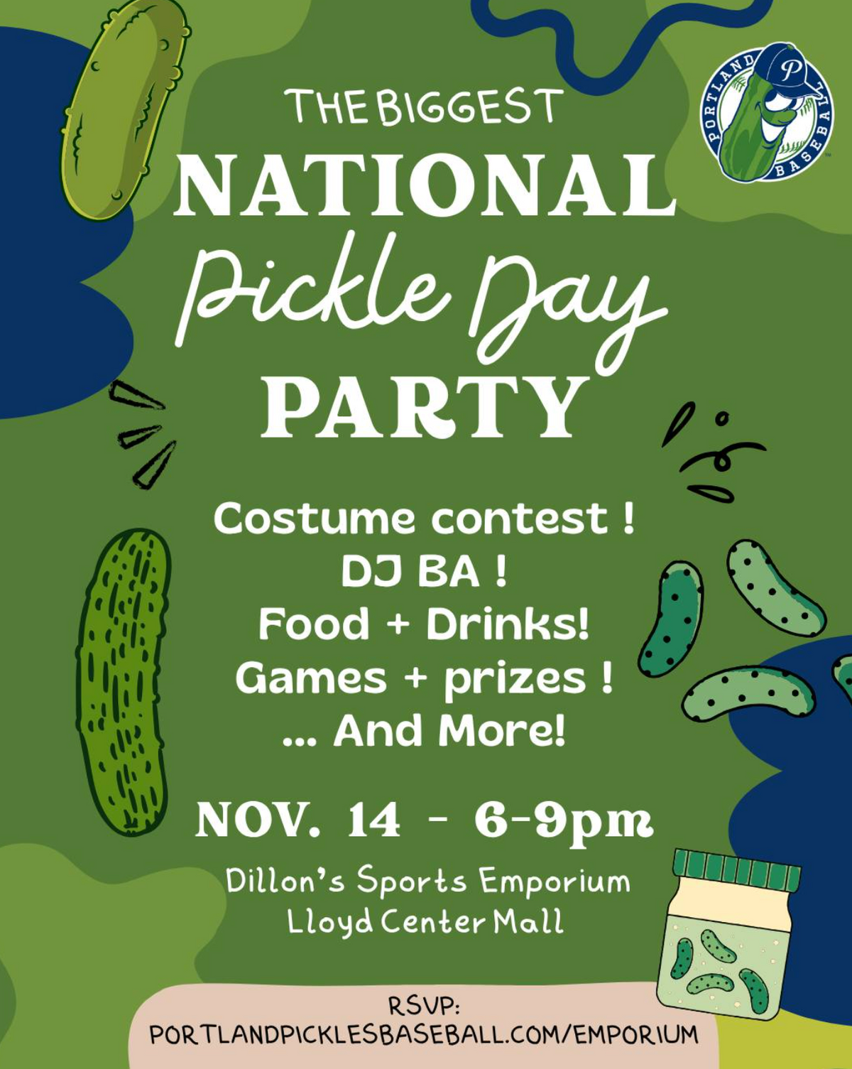 The Biggest National Pickle Day Pickle Party at Dillon's Sports ...