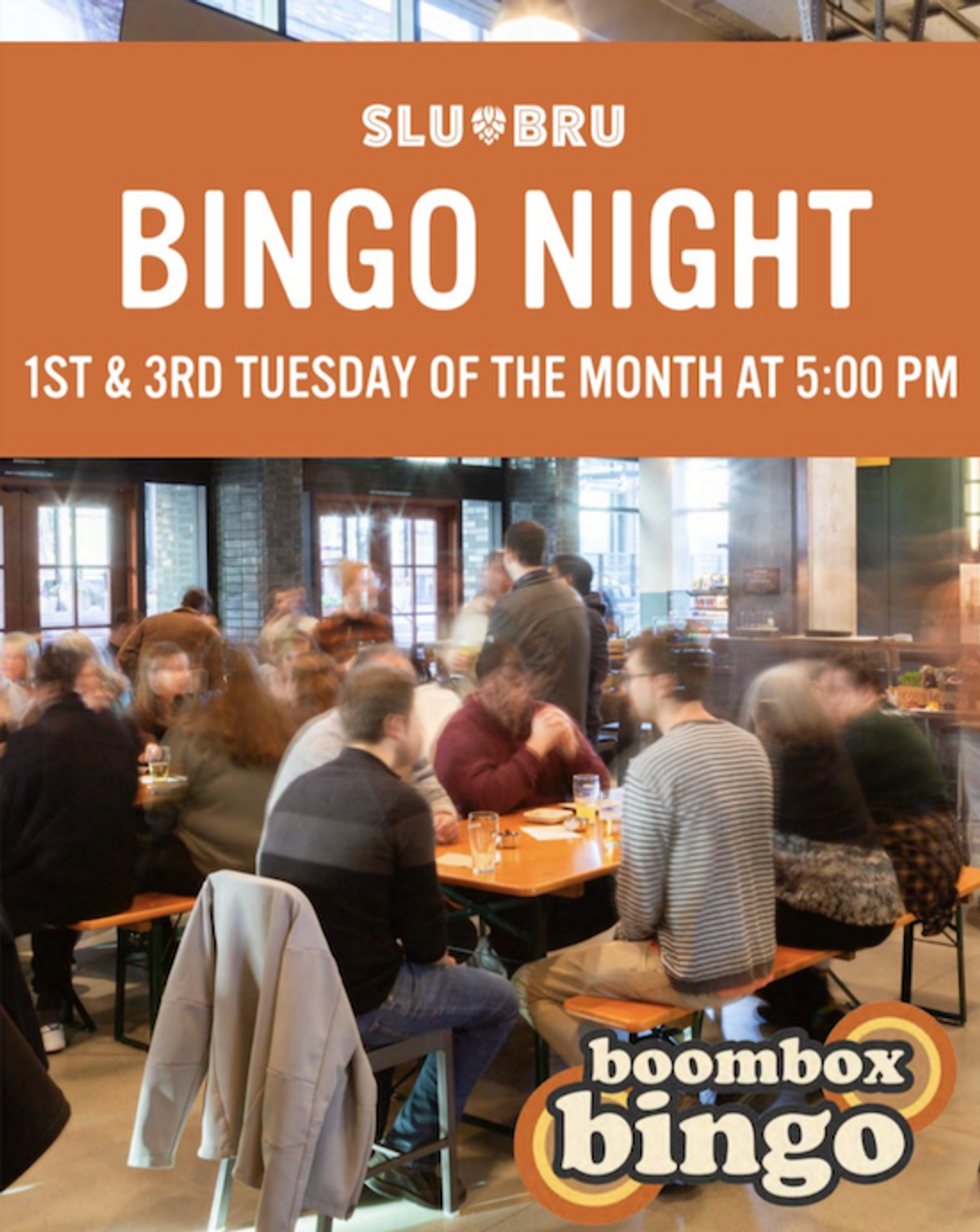 BoomBox Bingo at SLU BRU in Seattle, WA - Multiple dates - EverOut Seattle