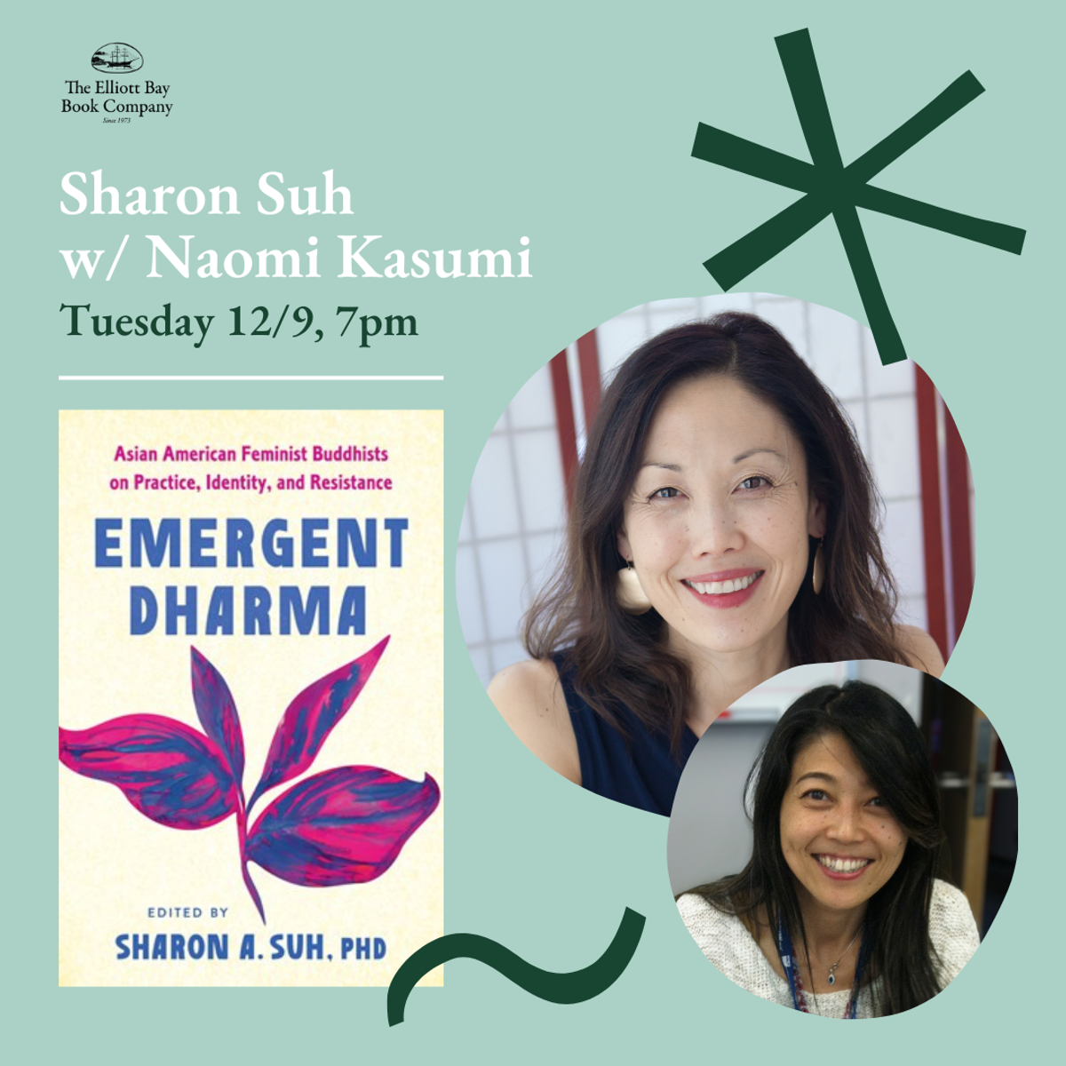 Dr. Sharon Suh with Naomi Kasumi at Elliott Bay Book Company in Seattle ...