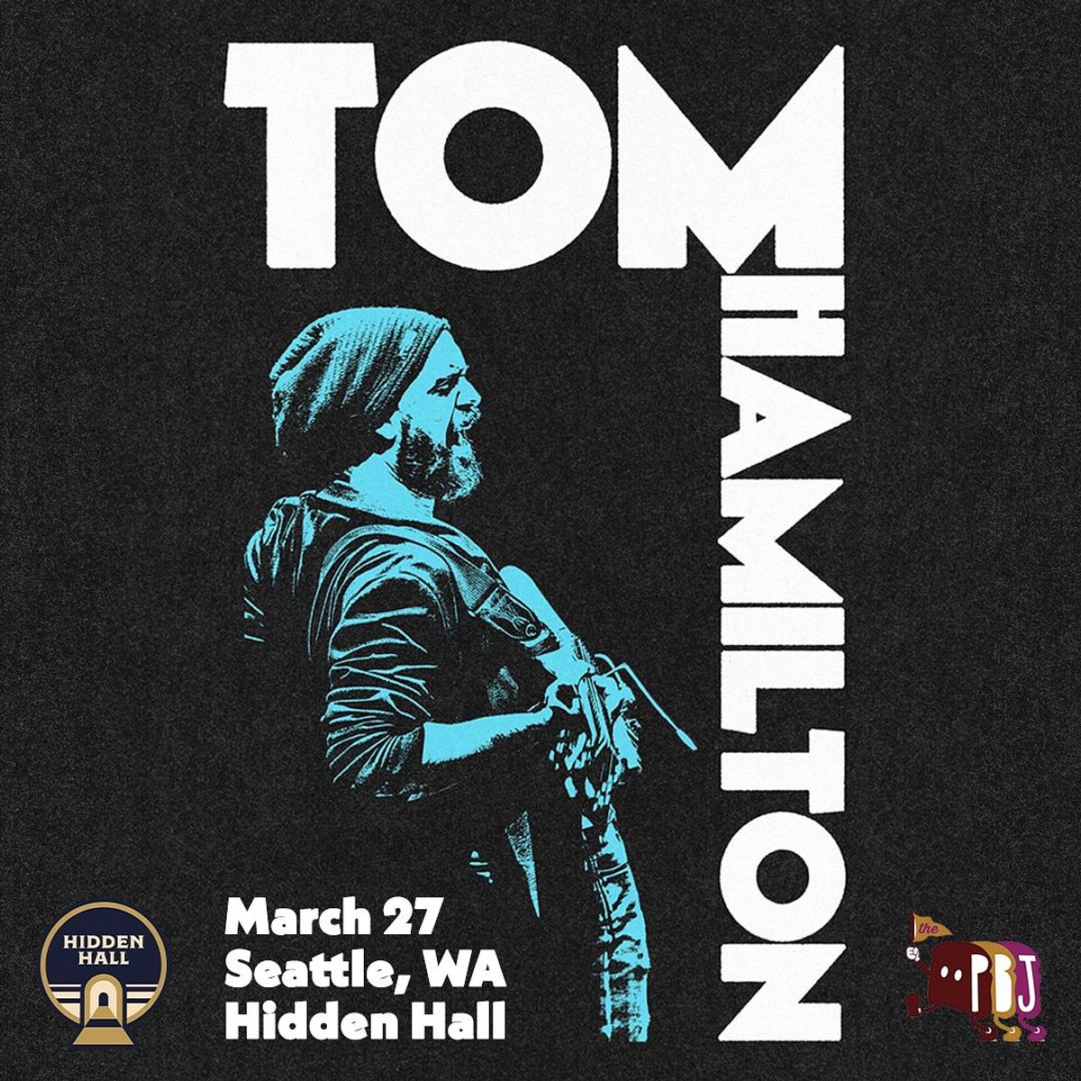 TOM HAMILTON BAND with Swindler at Hidden Hall in Seattle, WA - Friday ...
