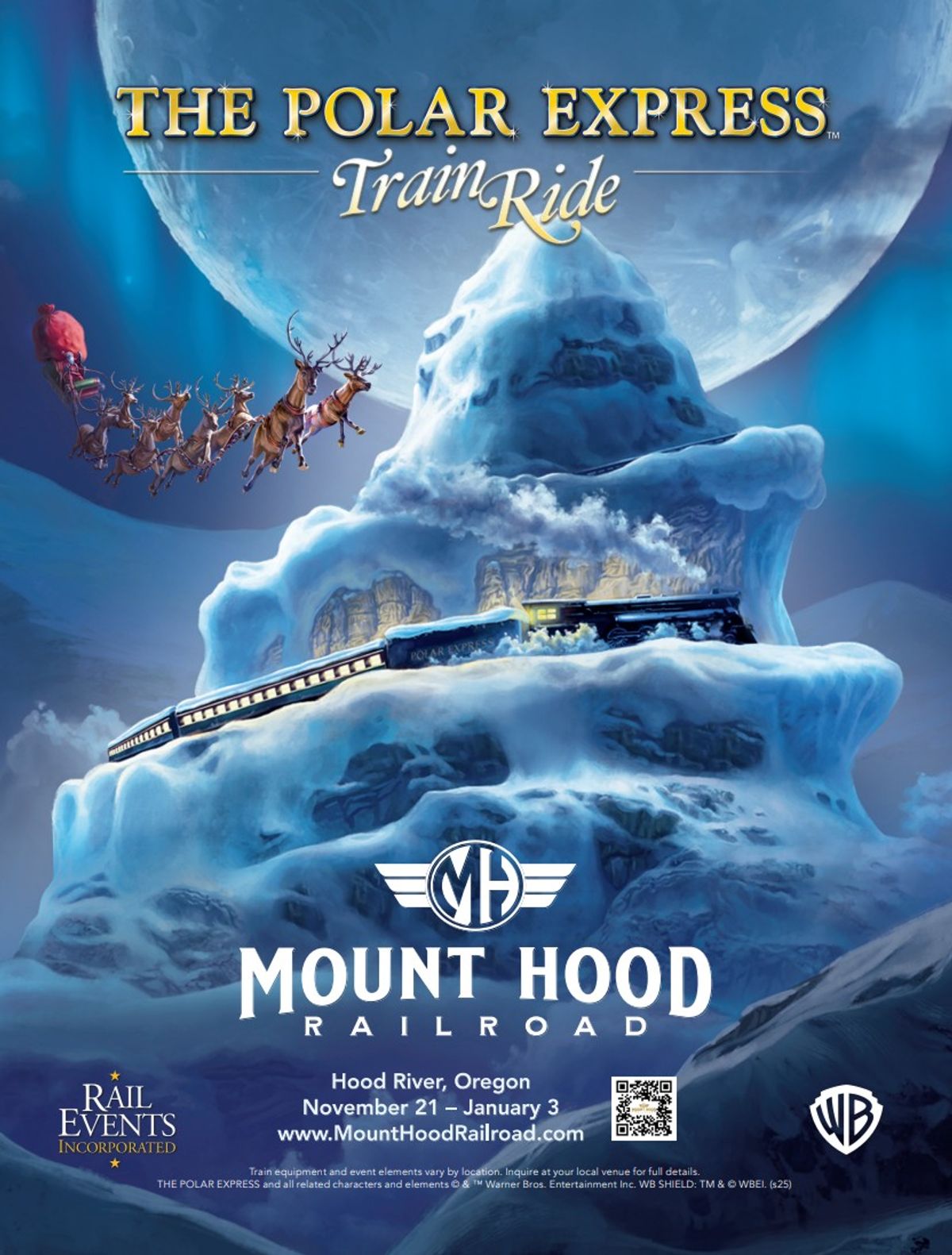 The Polar Express Train Ride at Mount Hood Railroad in Hood River, OR ...