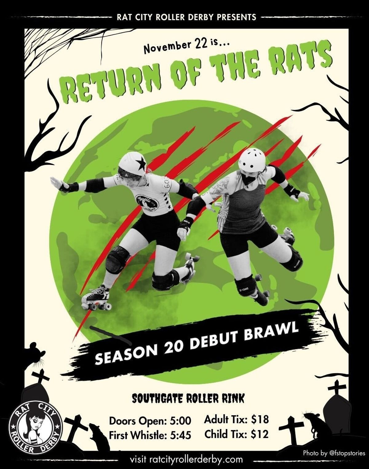 Rat City Roller Derby Debut Brawl at Southgate Roller Rink in Seattle ...