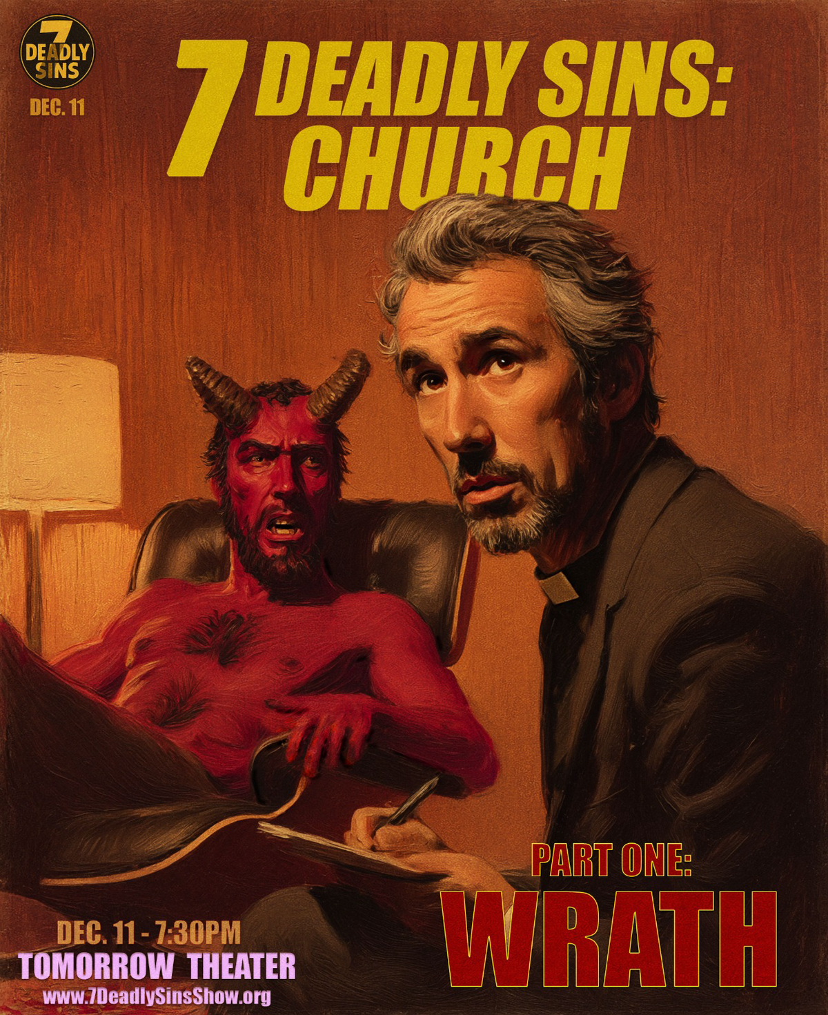 7 Deadly Sins: CHURCH // Part One: Wrath at PAM CUT's Tomorrow Theater ...