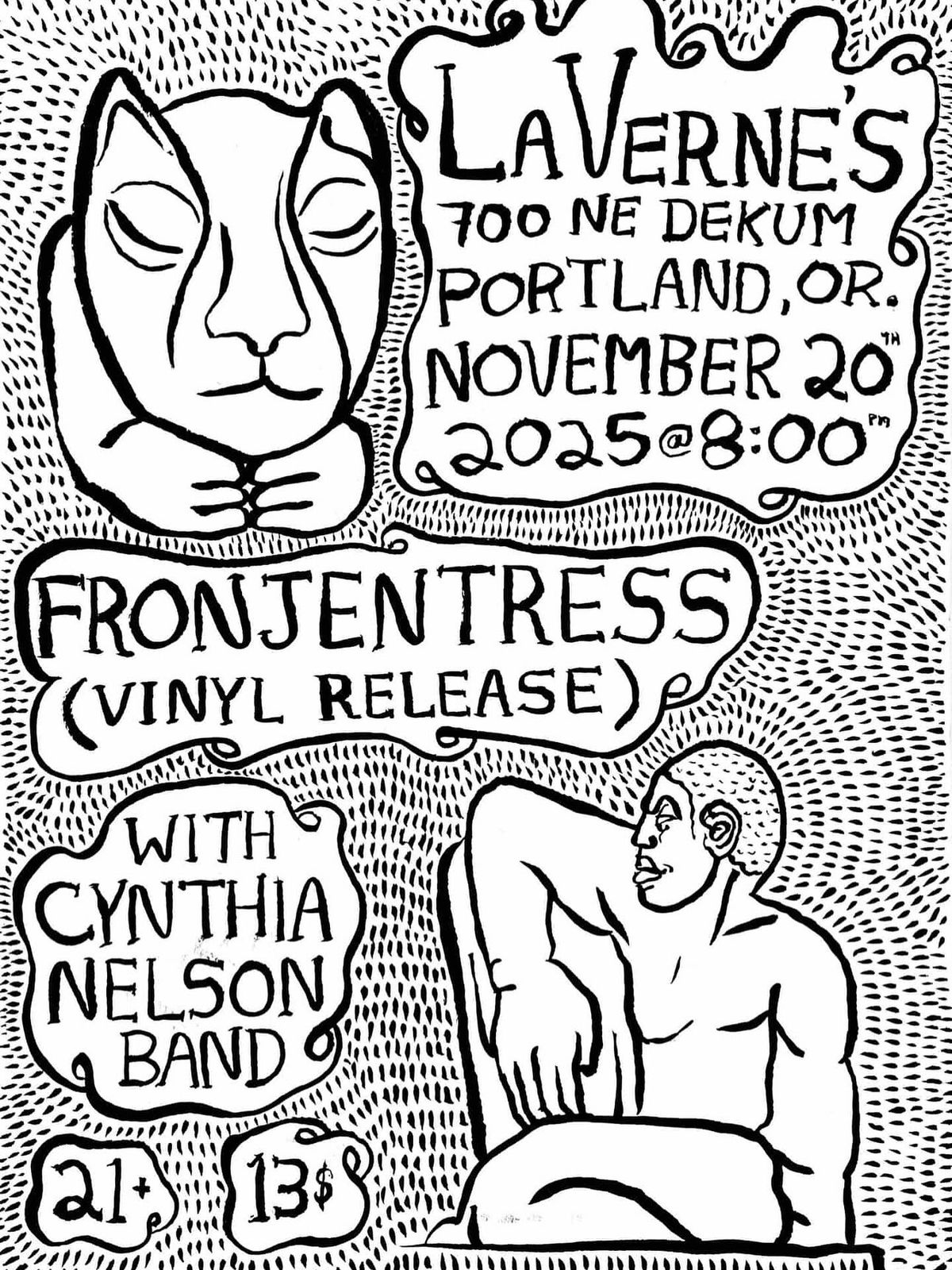 Fronjentress (Vinyl Release) with Cynthia Nelson Band at LaVerne’s in ...