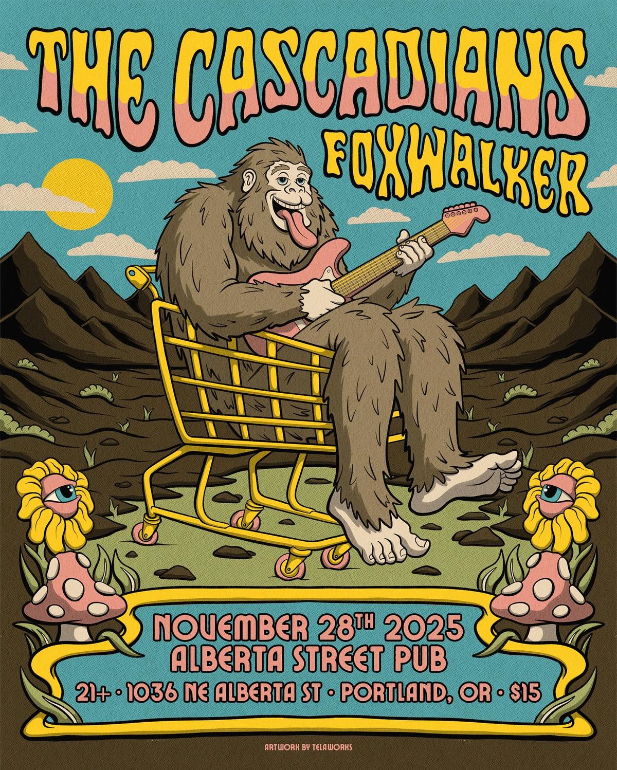 The Cascadians and Fox Walker at Alberta Street Pub in Portland, OR ...