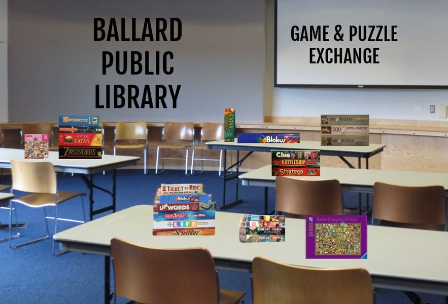 Final Game & Puzzle Exchange of 2025 at Seattle Public Library, Ballard ...