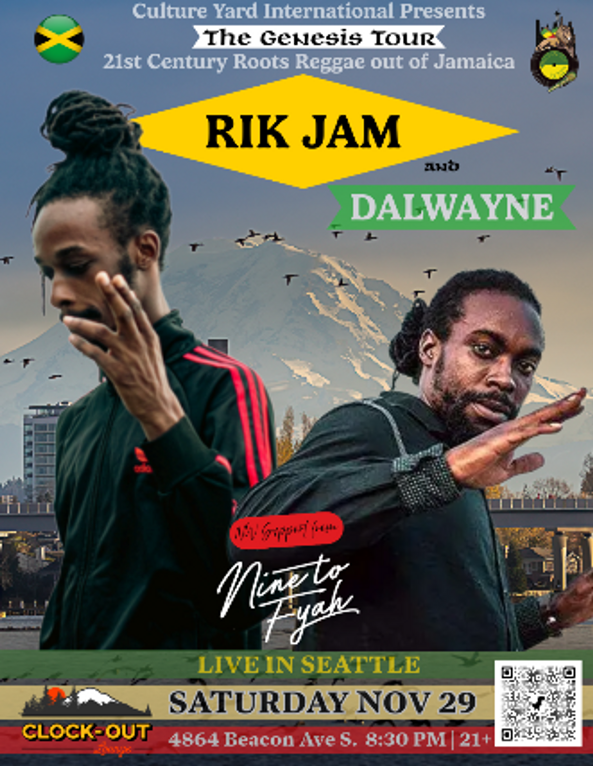 Culture Yard Presents: The Genesis Tour- Rik Jam + Dalwayne at Clock ...