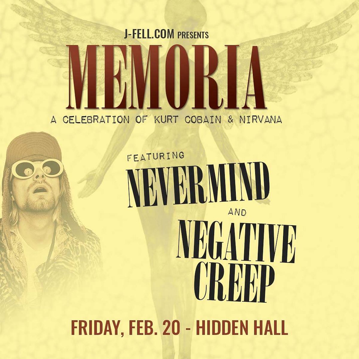 MEMORIA - A celebration of Kurt Cobain & Nirvana, featuring: NEVERMIND ...