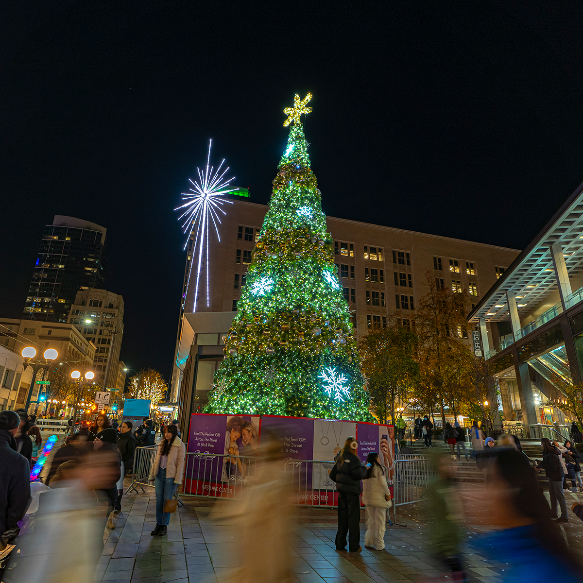 Tree Lighting Celebration at Westlake Center at Westlake Center in ...