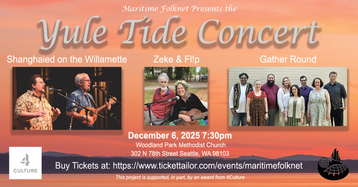Maritime Folknet's Yule *Tide* Concert at Woodland Park United ...