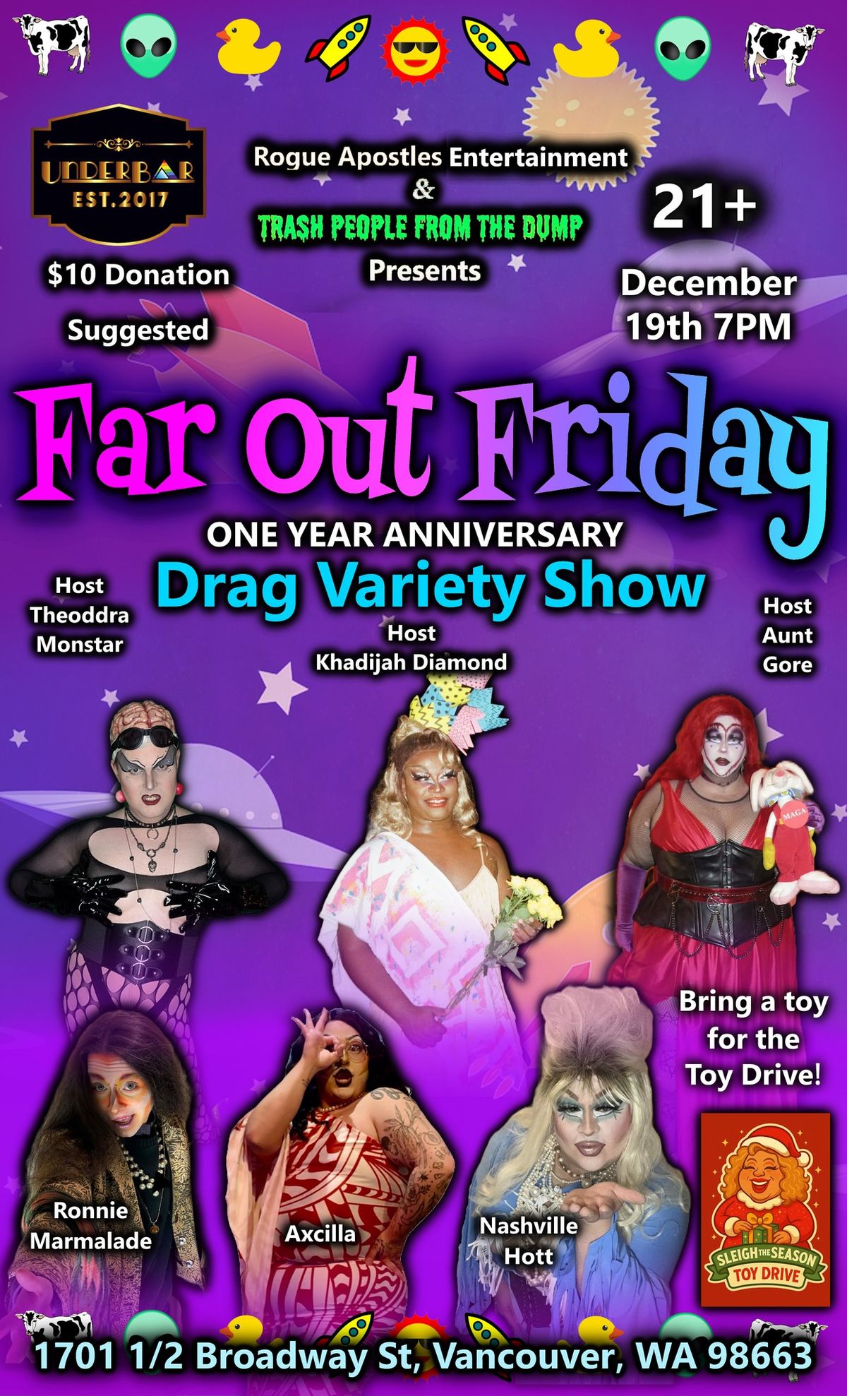 Far Out Friday One Year Anniversary at UnderBar in Vancouver, WA ...