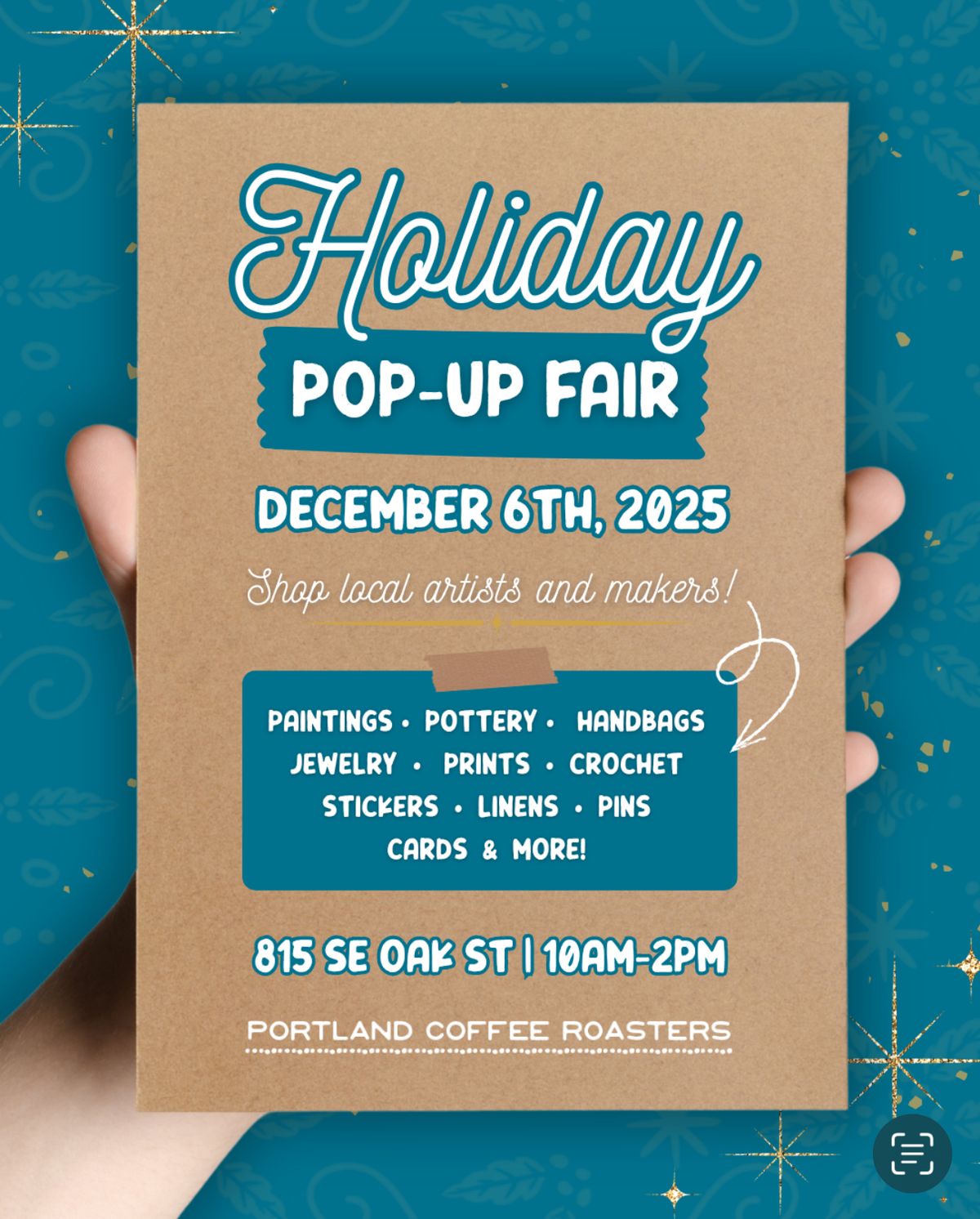 Portland Coffee Roasters Holiday Pop Up Fair at Portland Coffee ...