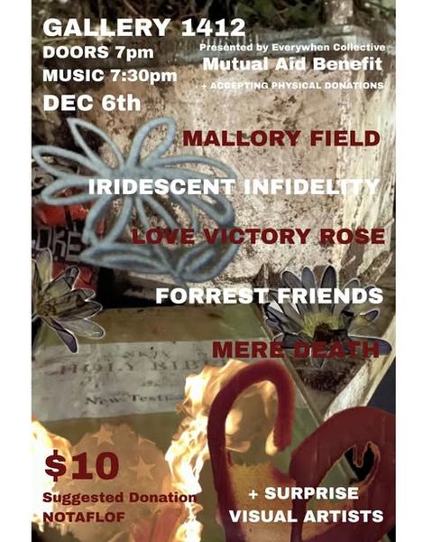 Mallory Field / Iridescent Infidelity / Love Victory Rose / Forrest Friends / Mere Death at ...