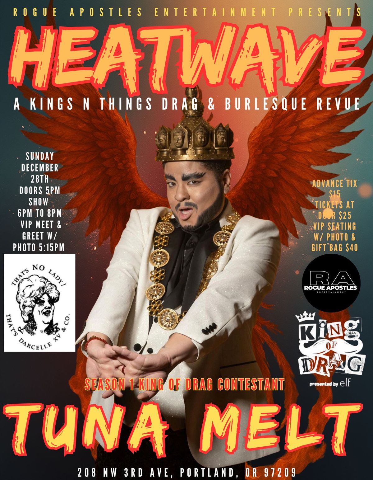 HEATWAVE: Kings N Things Drag and Burlesque Revue at Darcelle XV ...