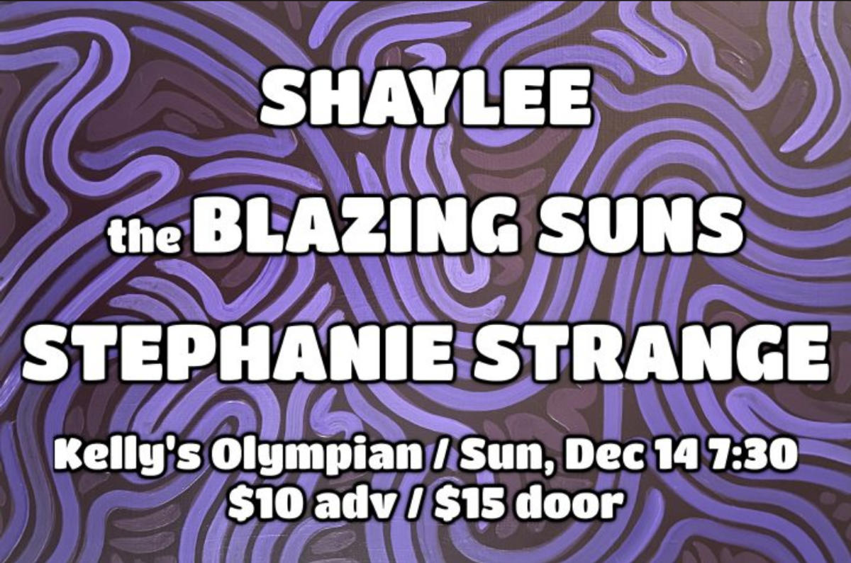 Shaylee Single Release, with Blazing Suns and Stephanie Strange at ...