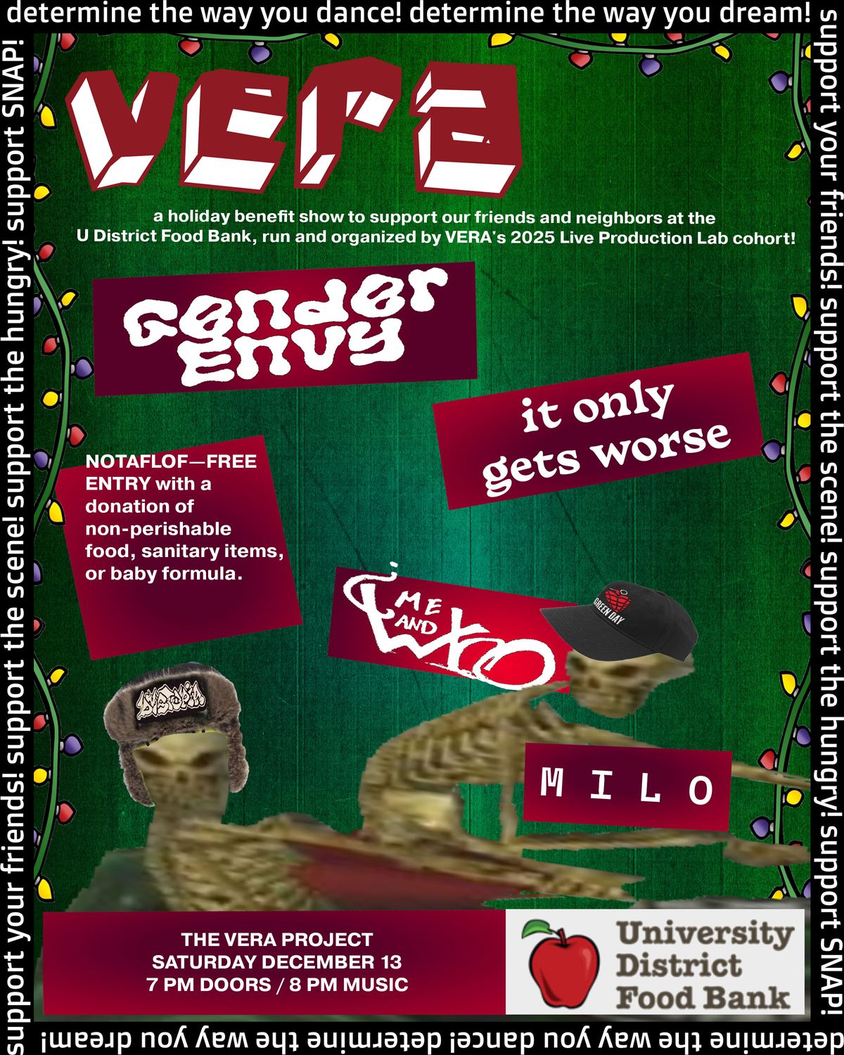 A Holiday Benefit Show for UDistrict Food Bank at Vera Project in ...
