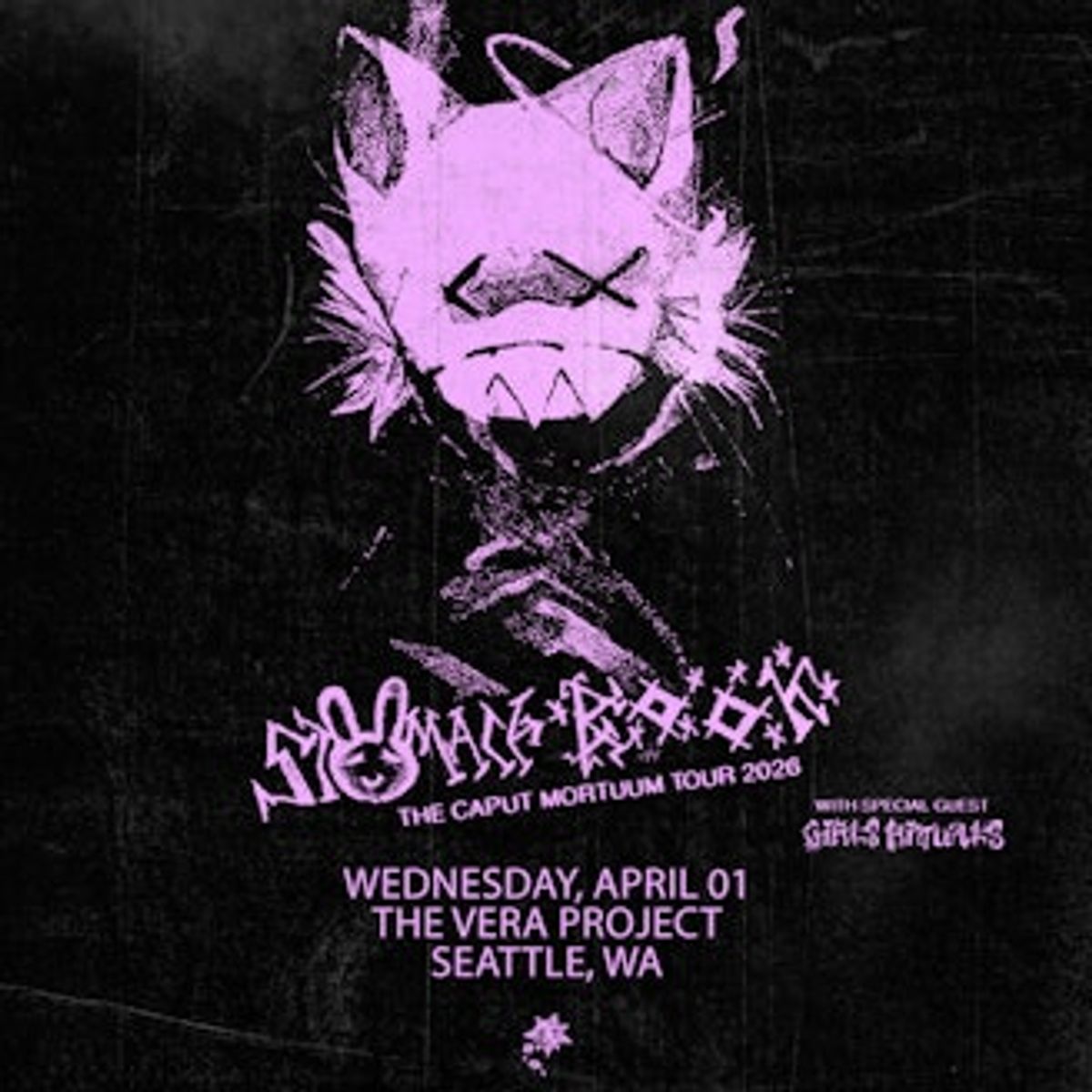 STOMACH BOOK: The Caput Mortuum Tour at Vera Project in Seattle, WA - Wednesday, April 1 ...