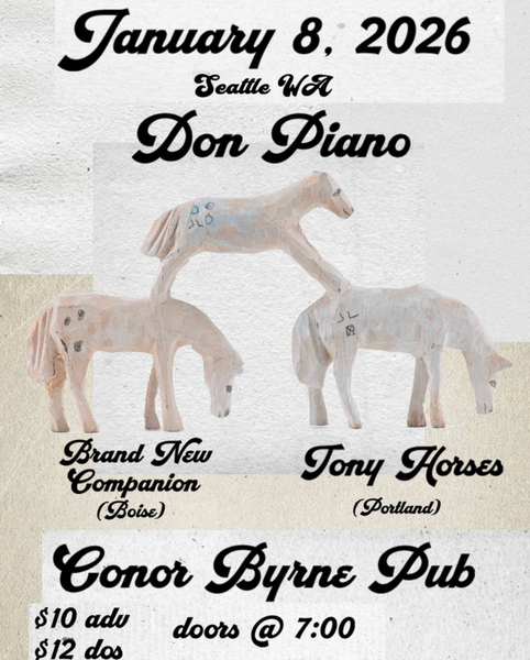 Don Piano + Brand New Companion + Tony Horses- Live at Conor Byrne Co ...
