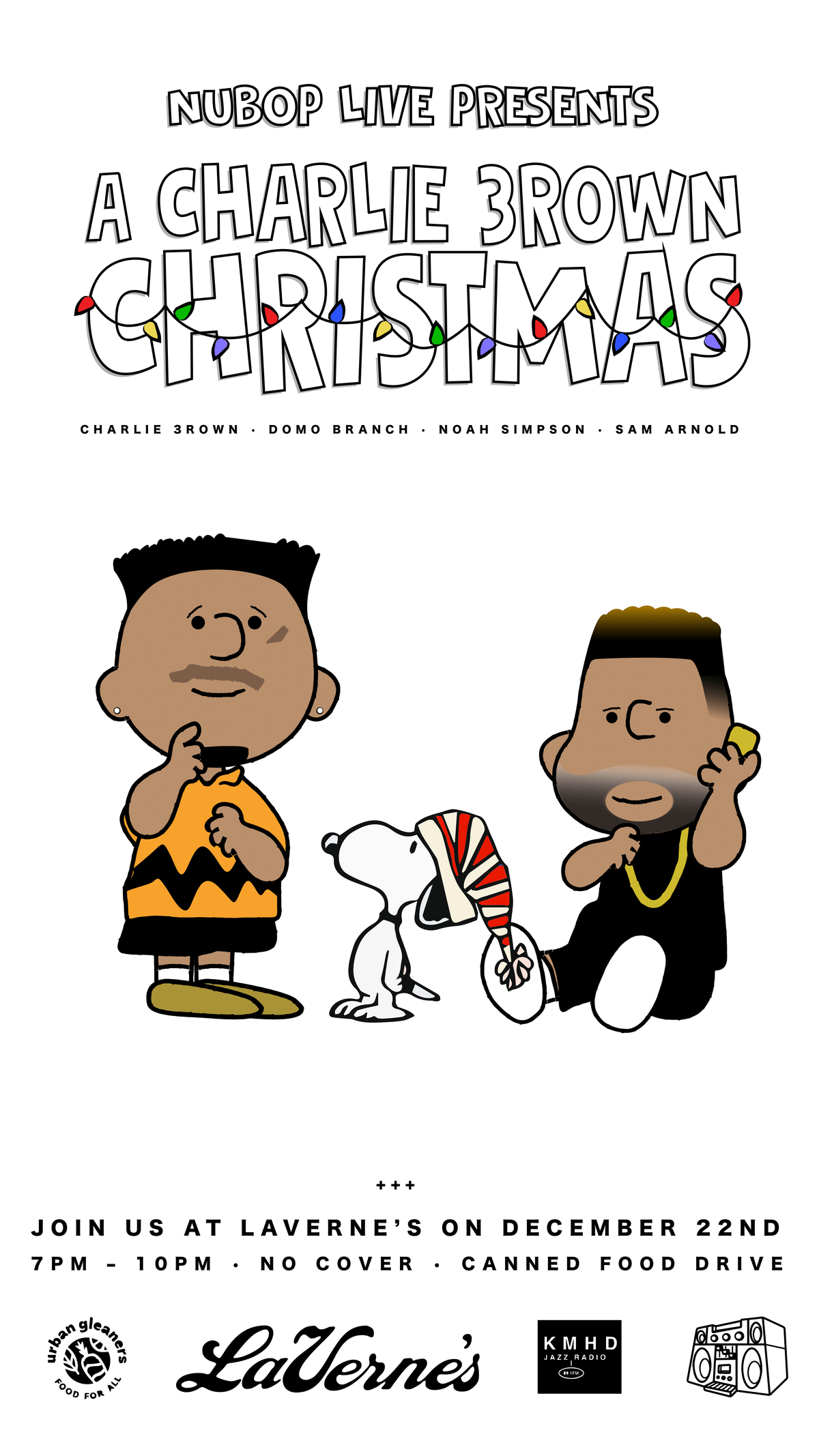 NuBop Live Presents: A Charlie 3rown Christmas at LaVerne’s in Portland ...
