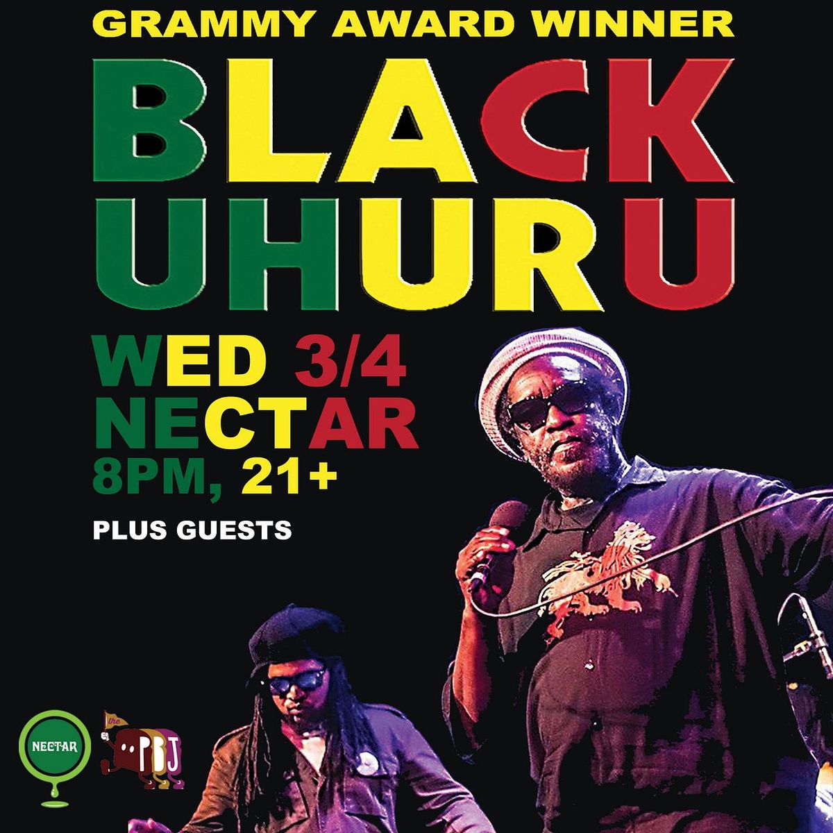 BLACK UHURU plus Georgetown Orbits at Nectar Lounge in Seattle, WA ...