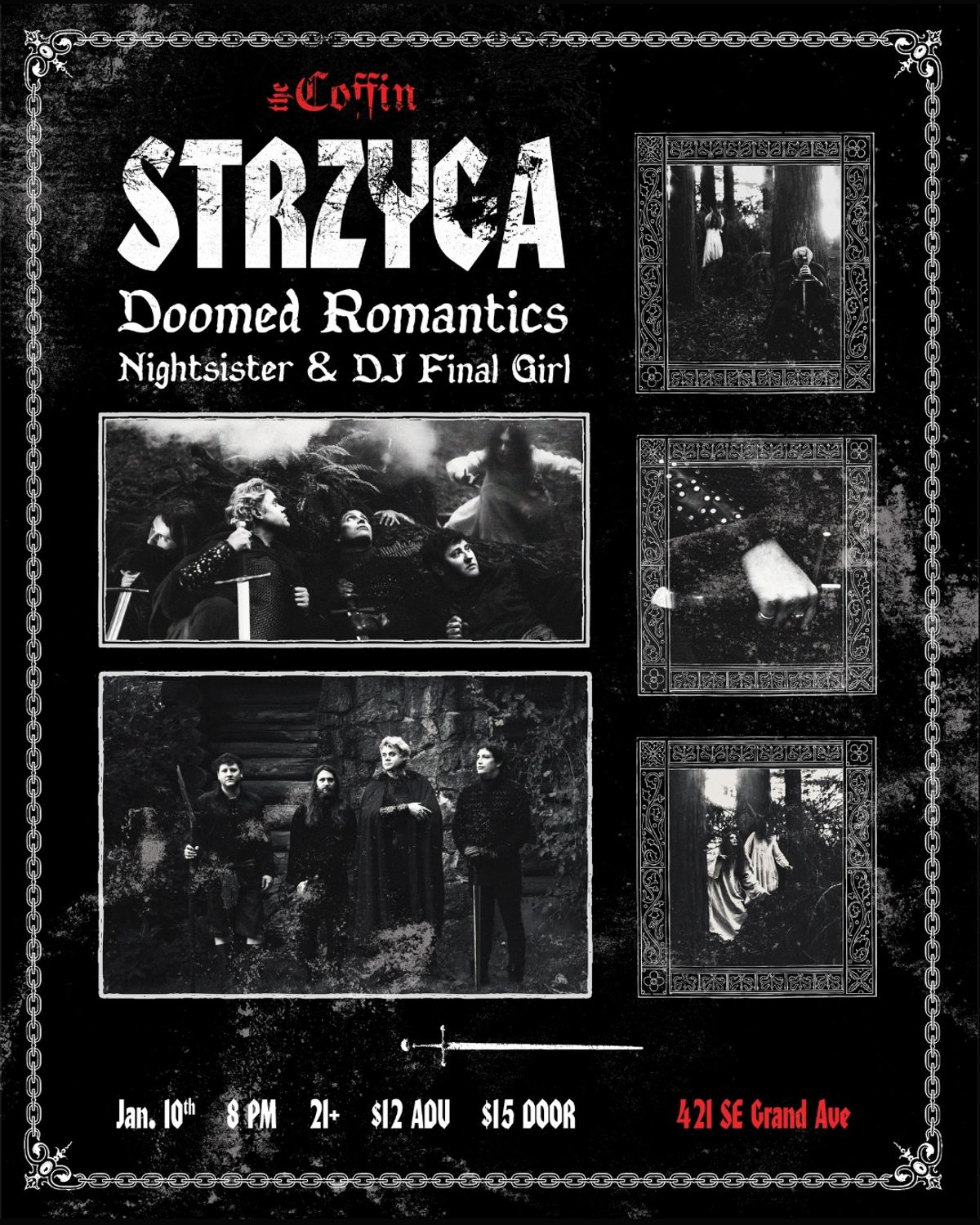 STRZYGA Single Release Show at The Coffin in Portland, OR - Saturday ...