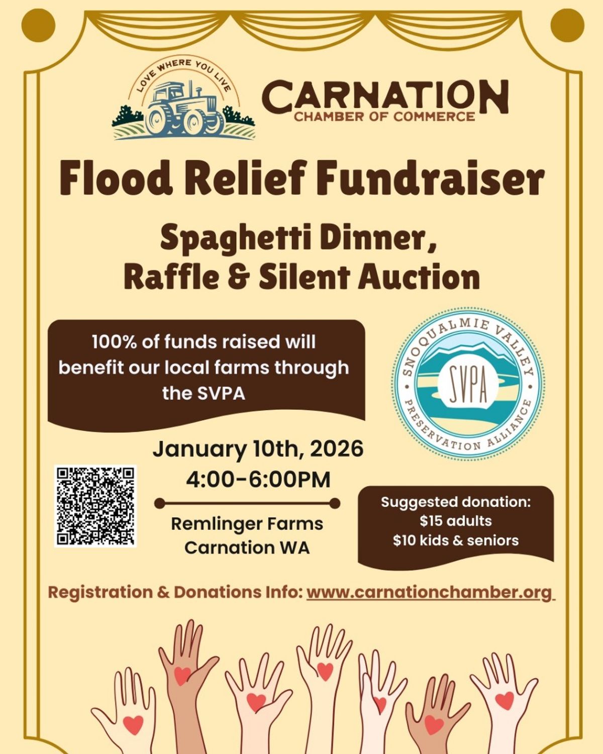 Flood Relief Fundraiser at Remlinger Farms in Carnation, WA - Saturday ...