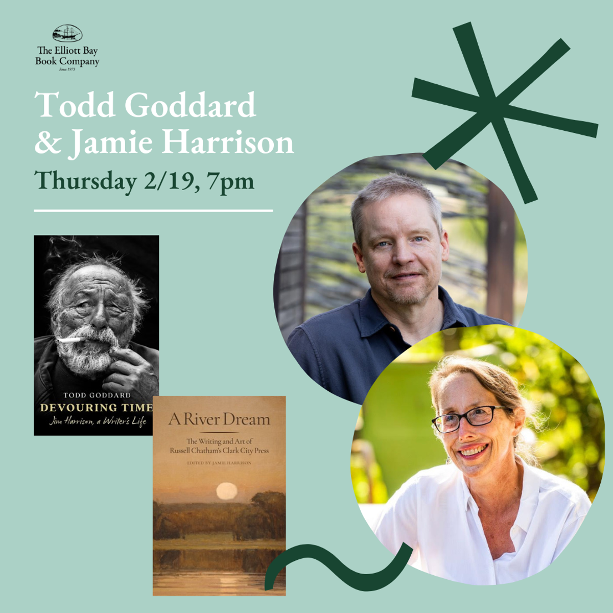Todd Goddard & Jamie Harrison at Elliott Bay Book Company in Seattle ...