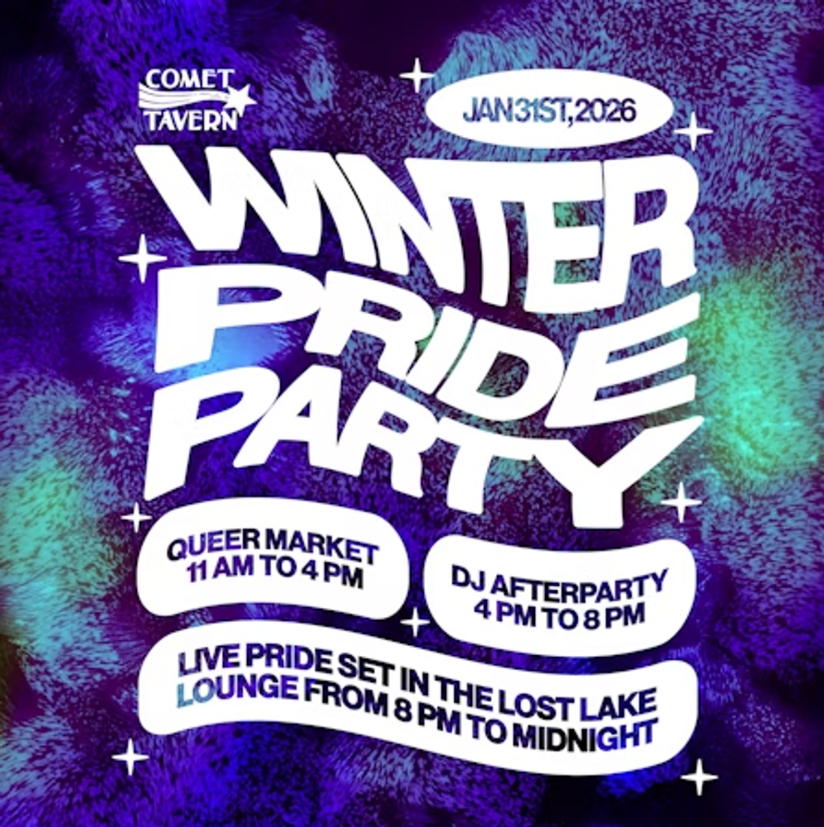 Winter Pride Party at Comet Tavern in Seattle, WA - Saturday, January ...