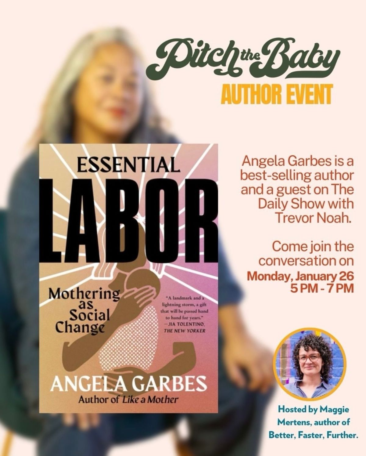 Author Talk: Angela Garbes with Maggie Mertens at Pitch The Baby in ...