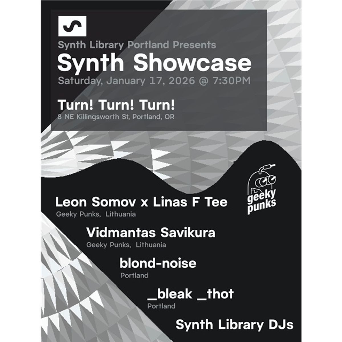 Synth Library Portland presents Synth Showcase, with: Leon Somov x ...