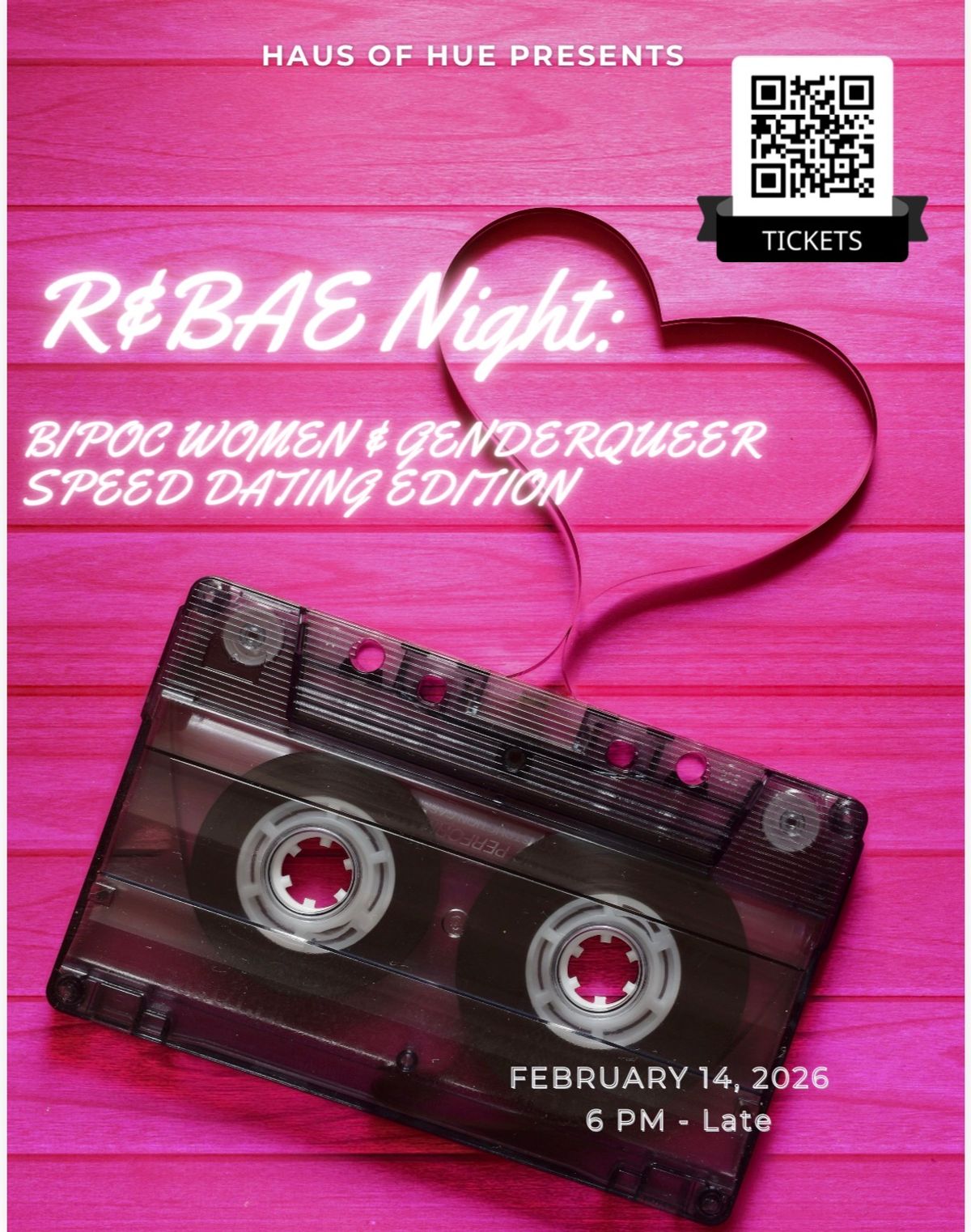 R&BAE Night: BIPOC Women and Genderqueer Speed Dating at Coldwell ...