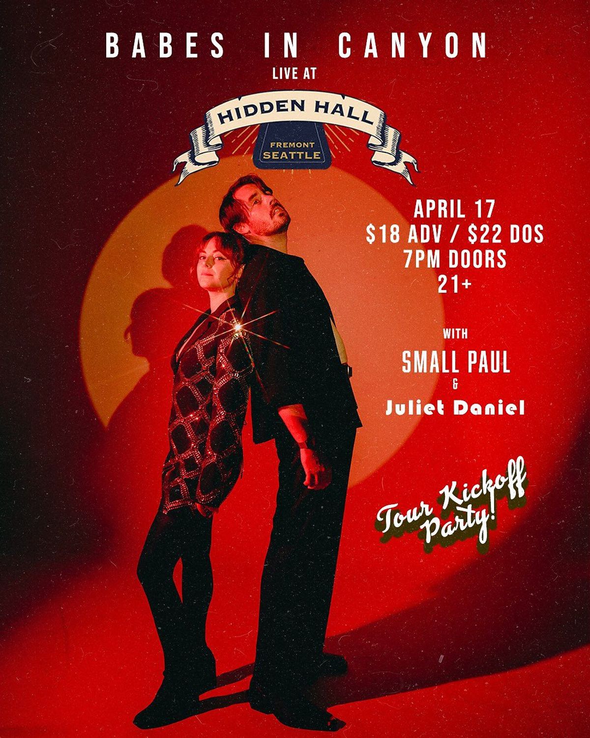 Babes in Canyon w/ Small Paul, Juliet Daniel at Hidden Hall in Seattle ...