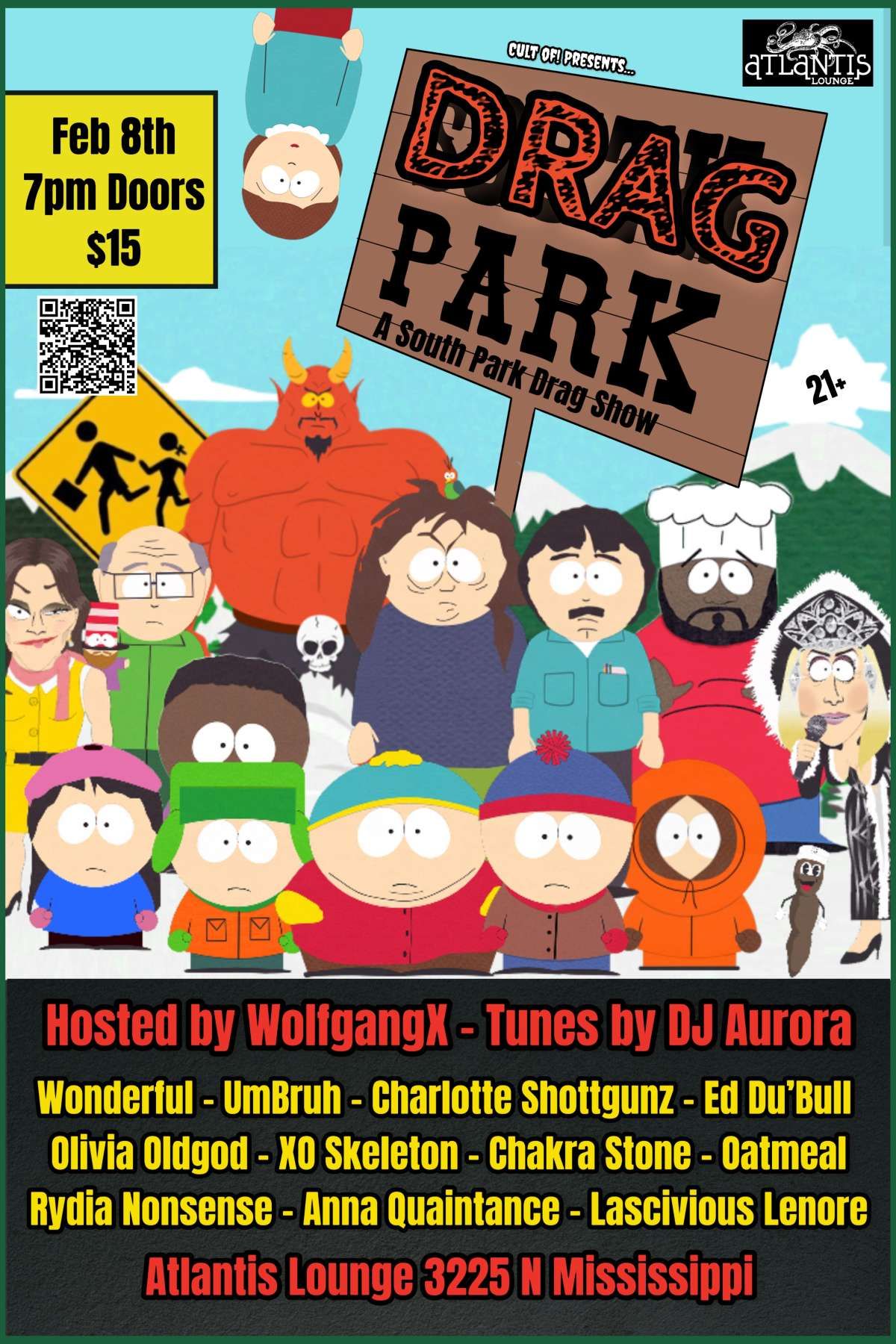 Drag Park! at Mississippi Pizza Pub & Atlantis Lounge in Portland, OR ...