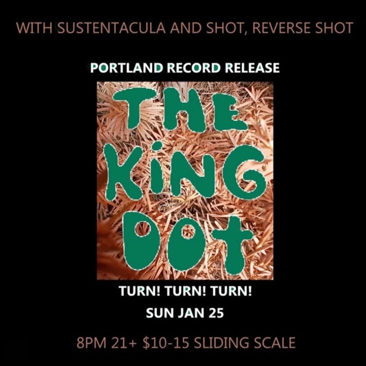 The King Dot, Sustentacula, Shot Reverse Shot at Turn! Turn! Turn! in ...