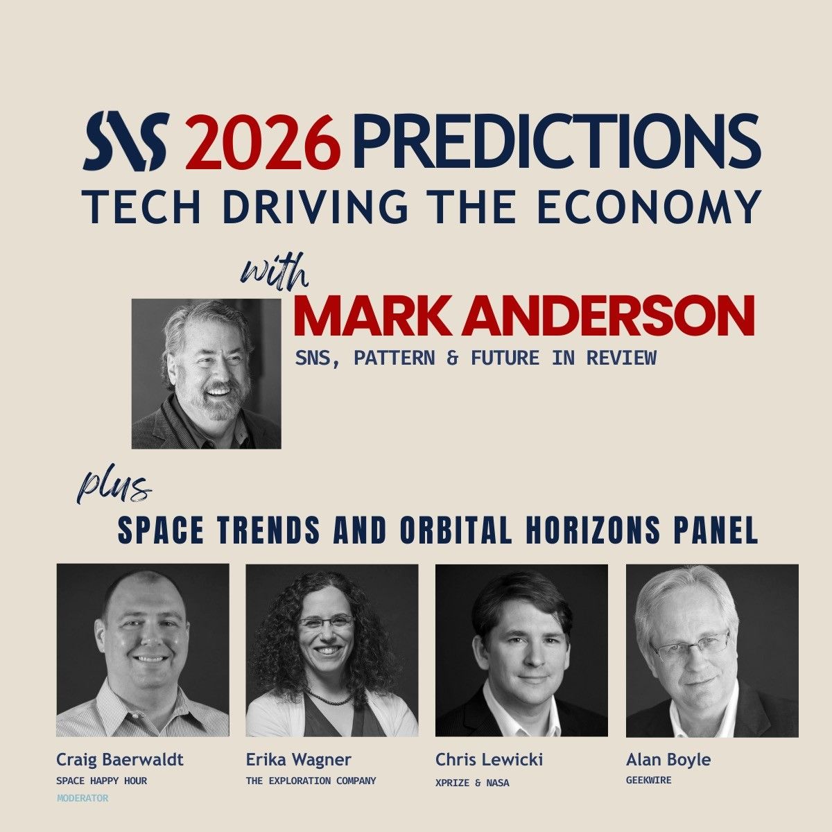 SNS Predictions Launch Party feat. Tech Driving the Economy, Space ...
