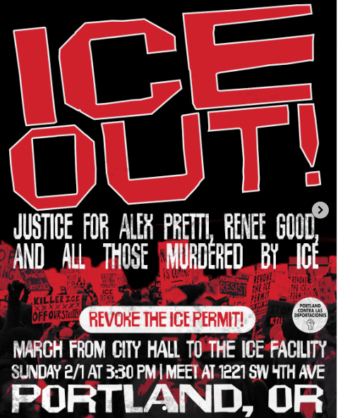 ICE OUT! Justice for Alex Pretti, Renee Good, and all others murdered ...