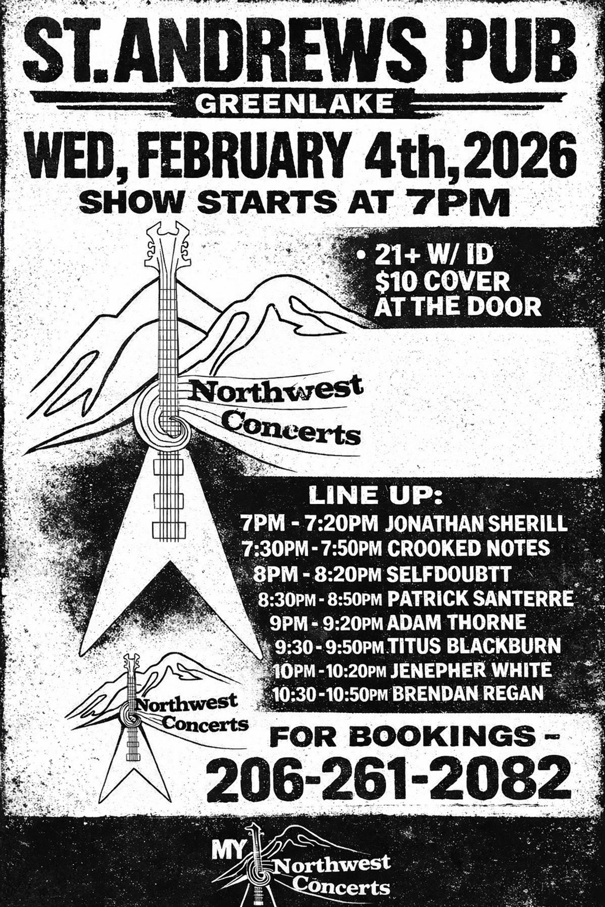 Brendan Regan/Adam Thorne/Patrick Santerre/Selfdoubtt/Crooked Notes ...