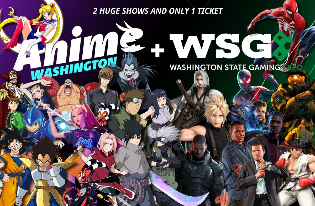 Anime Washington x Washington State Gaming Expo at Washington State ...