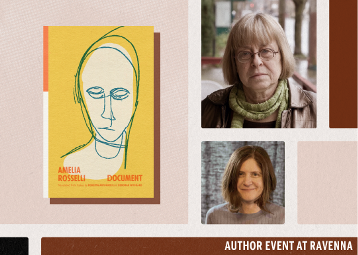 Translator Deborah Woodard with Rachel Karyo: 'Document' by Amelia ...