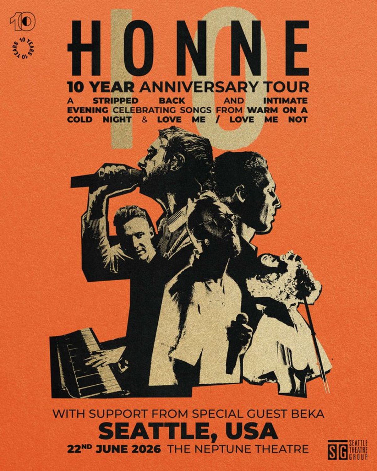 HONNE - 10 Year Anniversary Tour at Neptune Theatre in Seattle, WA ...