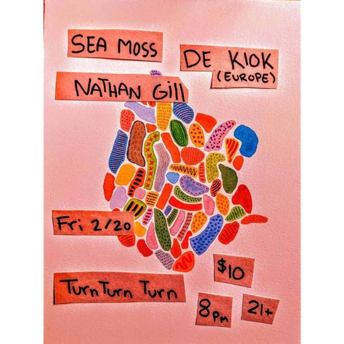 Sea Moss, De Klok, Nathan Gill at Turn! Turn! Turn! in Portland, Oregon ...