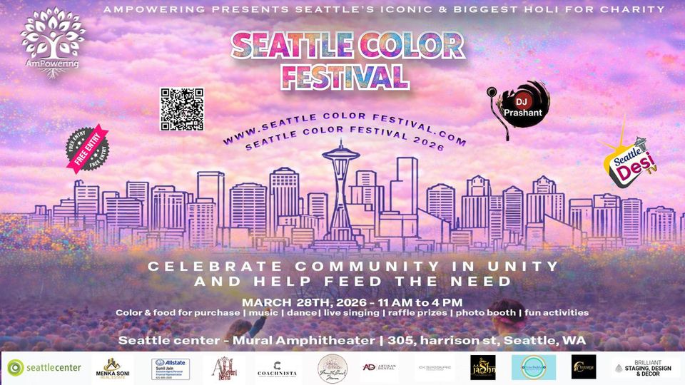 Seattle Color Festival 2026 at Mural Amphitheatre in Seattle, WA ...