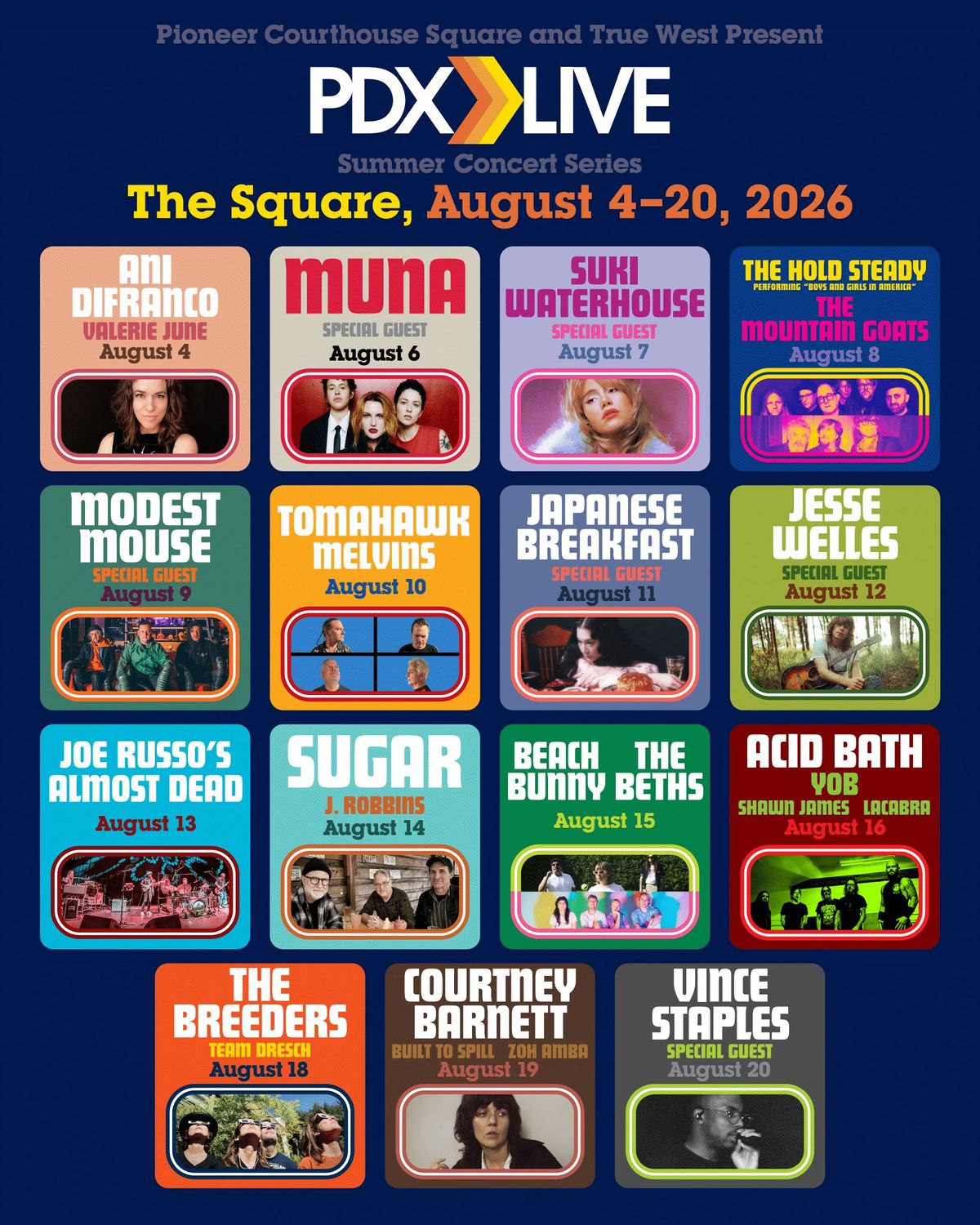 Pdx Live 2026 At Pioneer Courthouse Square In Portland Or Multiple