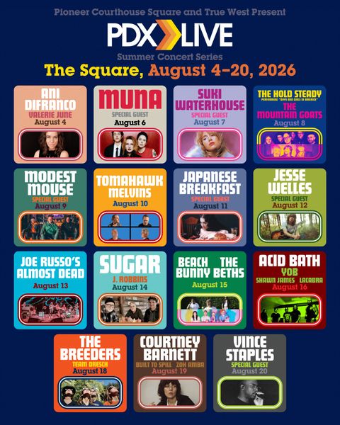 PDX Live 2026 at Pioneer Courthouse Square in Portland, OR - Multiple ...