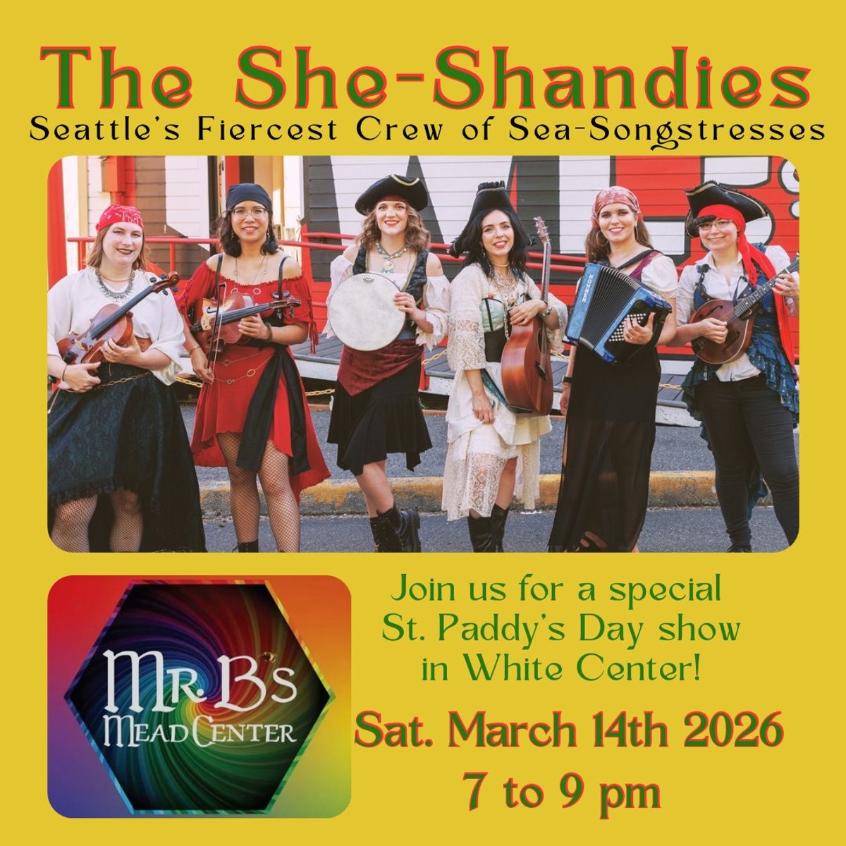 The Mead Center Presents: The She-Shandies at Mr. B's Mead Center in ...